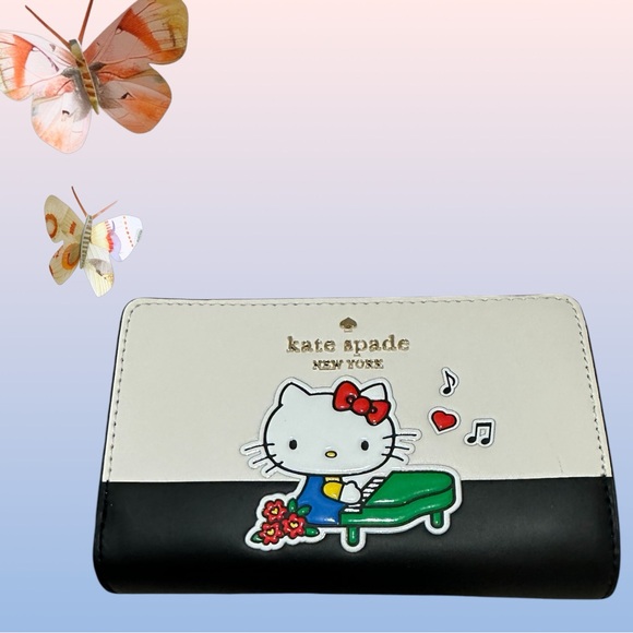 kate spade | Bags | Hello Kitty X Kate Spade Medium Bifold Wallet ...